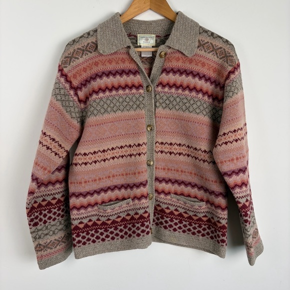 Susan Bristol | Sweaters | Susan Bristol Vintage Wool Fair Isle ...
